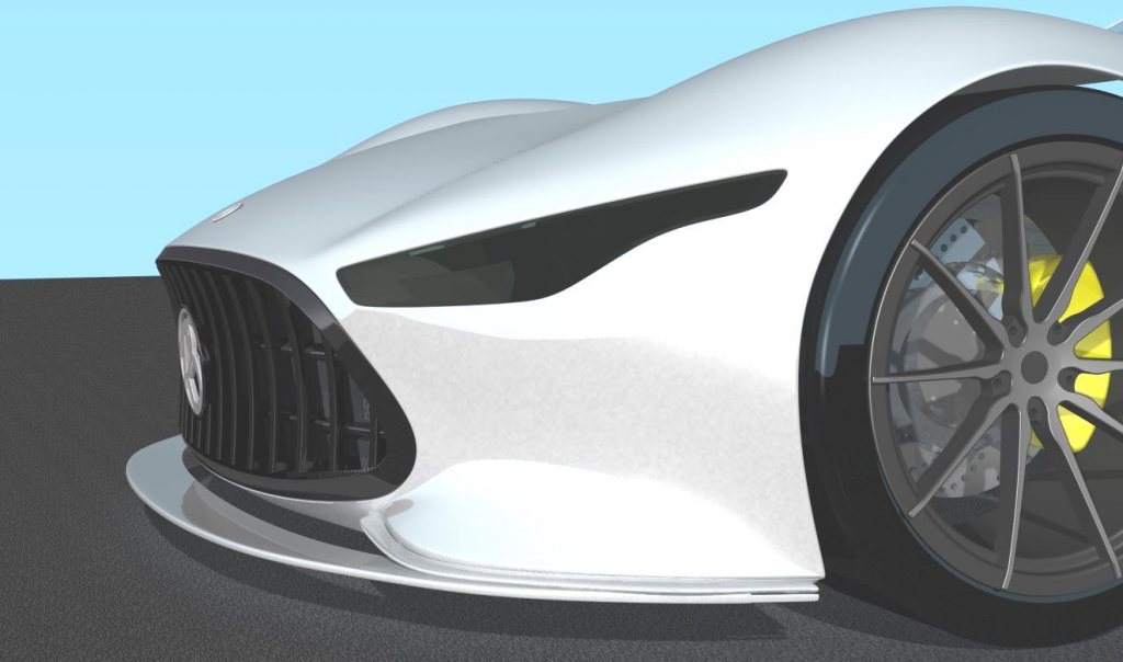 rejsa.nu :: Arezu GT silver series - AMG GT Vision inspired replica